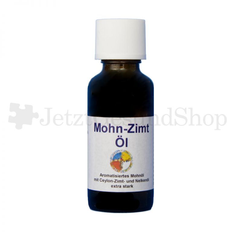 Mohn-Zimt-Öl, extra stark 30 ml – JetztGesundShop