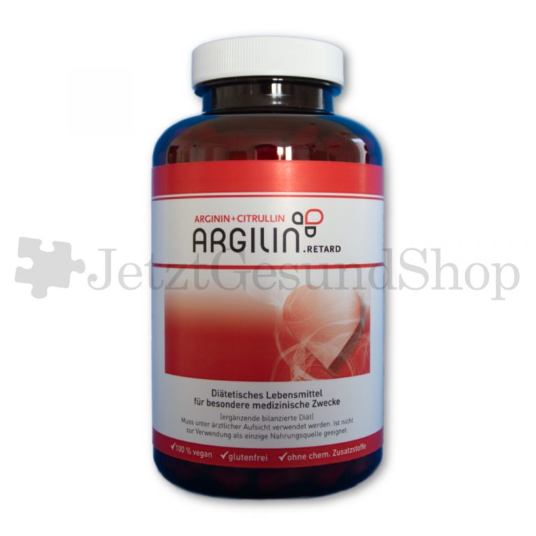 Argilin Retard (Arginin + Citrullin) 300 Kapseln – JetztGesundShop